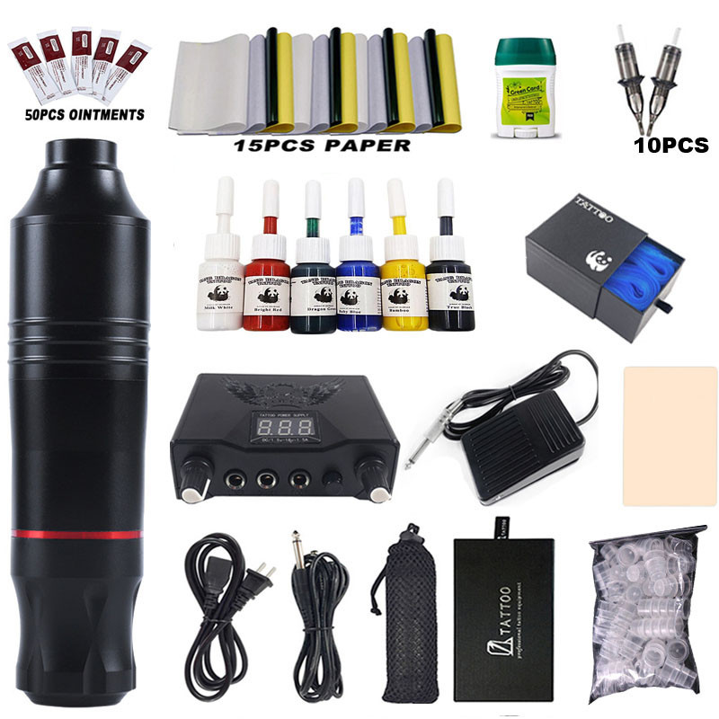 Tattoo Pen Machine Rotary Tattoo Machine Complete Set DC Pen Type ...