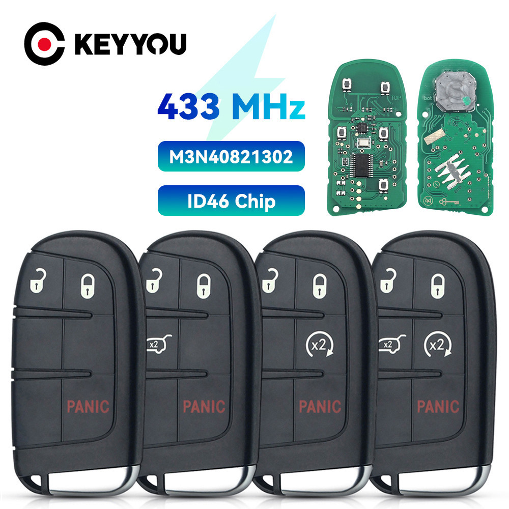 433MHz Smart Remote Car Key Control M3N40821302 2/3/4/5 Buttons For ...