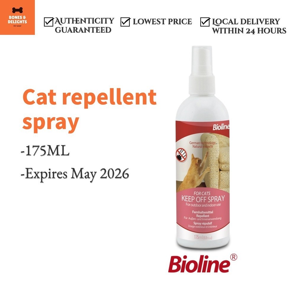 Bioline Cat Keep Off Spray for Cats 175ml | Shopee Philippines