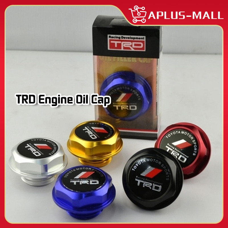 Aluminium TRD Vehicle Oil Cap Racing Engine Tank Cover For Toyota ...