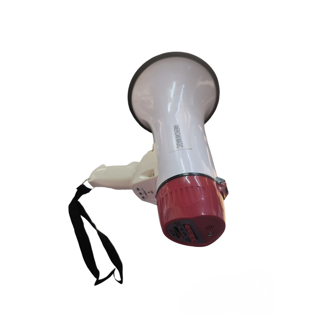 American Magic Megaphone with USB, SD Card 6pcs Size D 250W 20 Meters ...