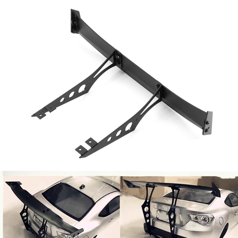 Metal Tail Wing Rear Spoiler for 1/10 RC On-Road Racing Rally Drift Car ...