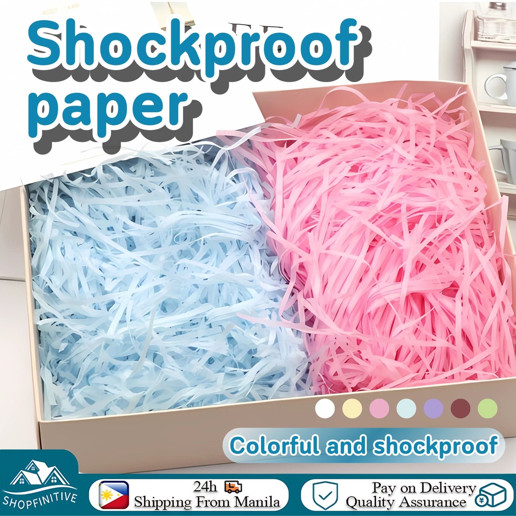 Colored Shredded Paper Crinkled Special Colorful Shredded Fillers ...