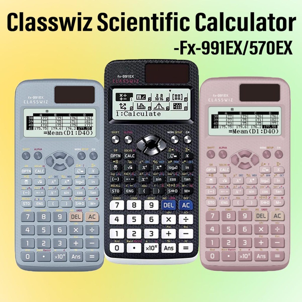 FX991 Series Calculator Contains 552 Functions Classwiz Scientific ...