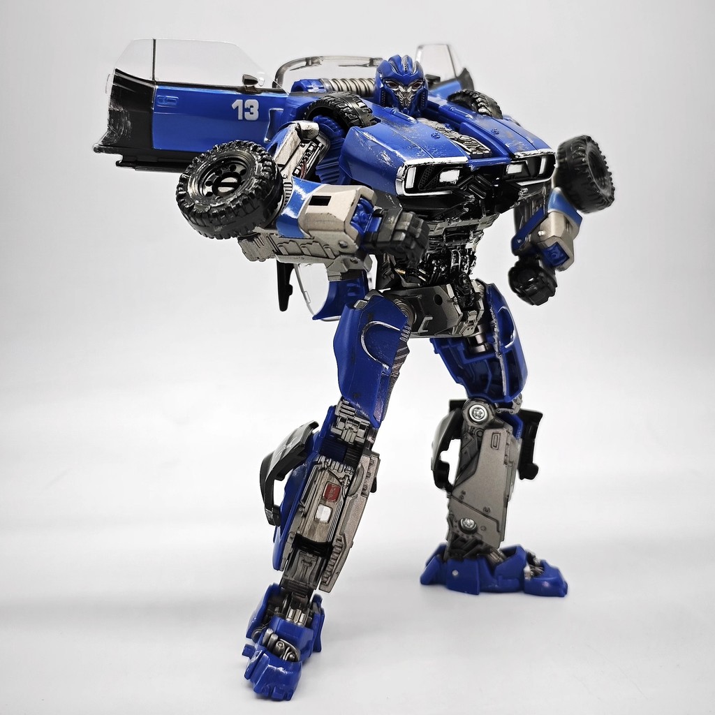Transforming Toy Robot 100 Micro TW-1033 Bounce Ball Blue Warrior SS46 ...