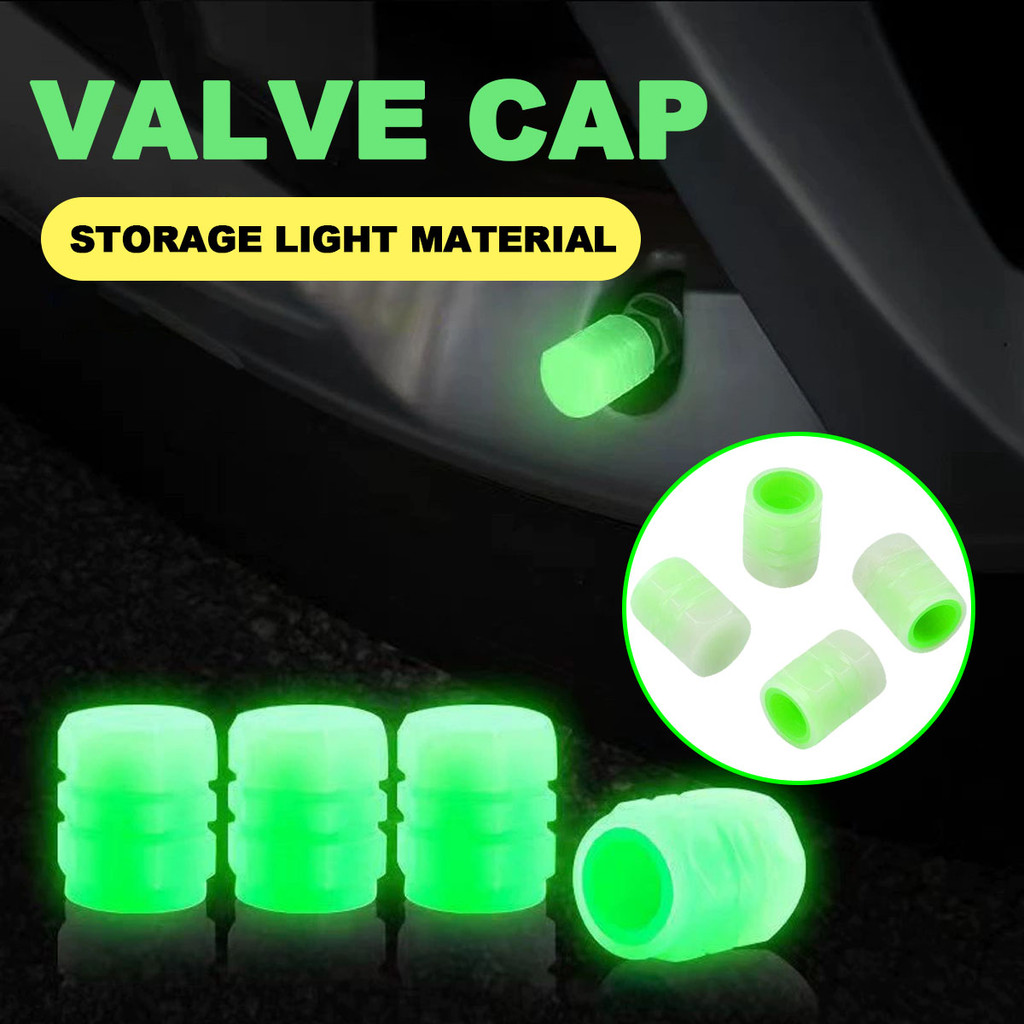 Universal Luminous tyre Valve Cap Car Wheel Hub Glowing Dust-proof for ...