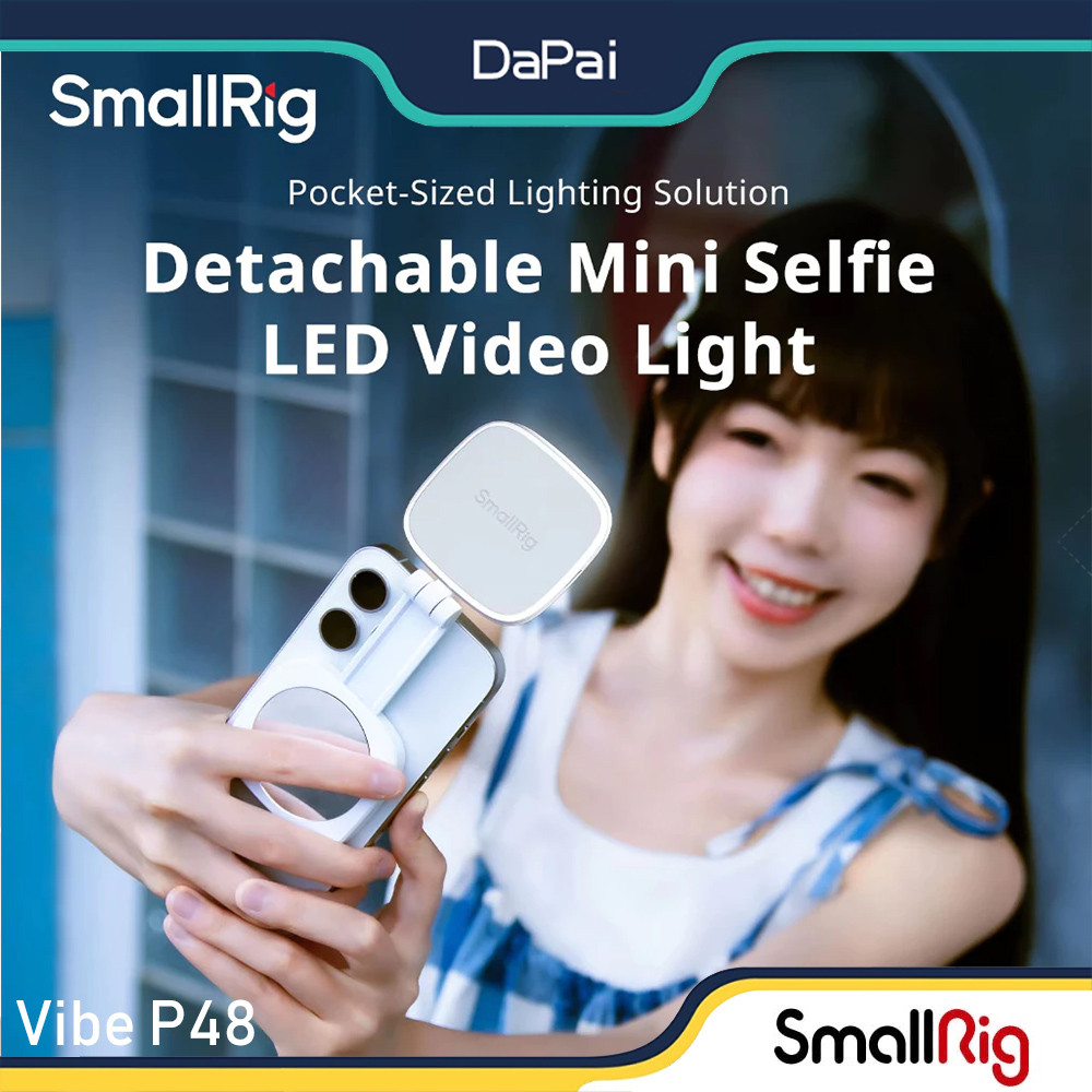 SmallRig Vibe P48 Detachable Mobile Phone LED Video Light(Black/White ...