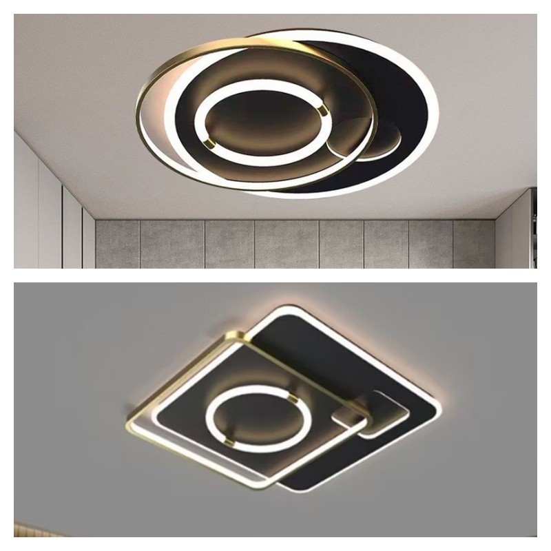 Tricolor Chandelier Ceiling Light Simple Centre lamp for Living Room ...