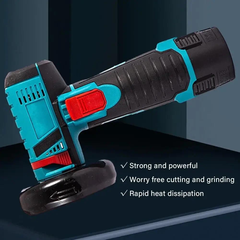 【Ready Stock】12V Cordless Electric Angle Grinder 19500rpm Lithium Battery Mini Polishing ...