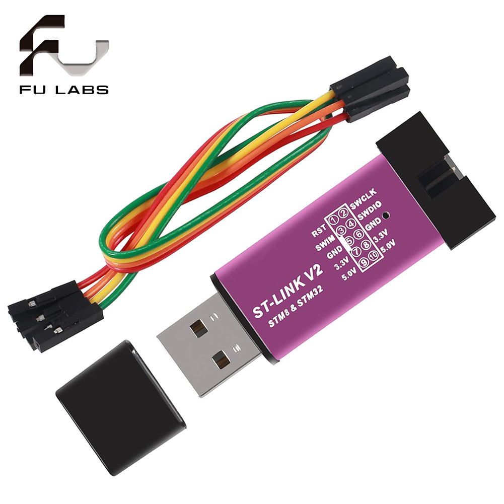 ST-Link V2 Programmer, Emulator For STM8/STM32, ST-Link STM8 STM32 ...