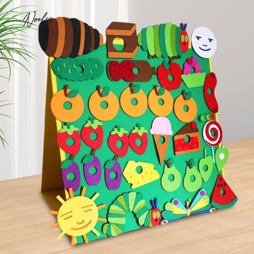 Hungry Caterpillar Toy English Picture Books Teaching Aids Felt Toys ...