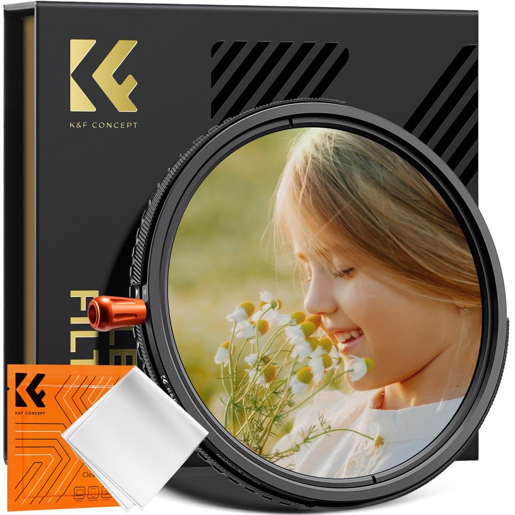 K&F Concept Variable ND2-32 (1-5 Stops) & Circular Polarizing Filter ...