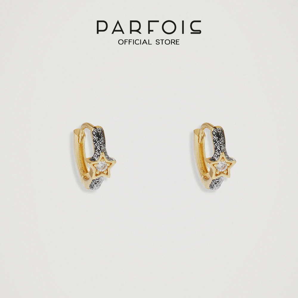 PARFOIS Hoop Earrings with Enamel for Women's | Shopee Philippines
