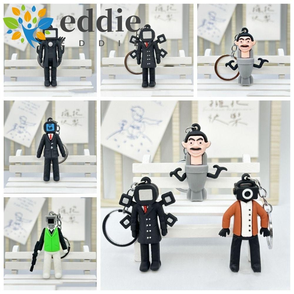 26EDIE Anime Skibidi Toilet Keychain, Skibidi Toilet Tv Man Camara Man ...