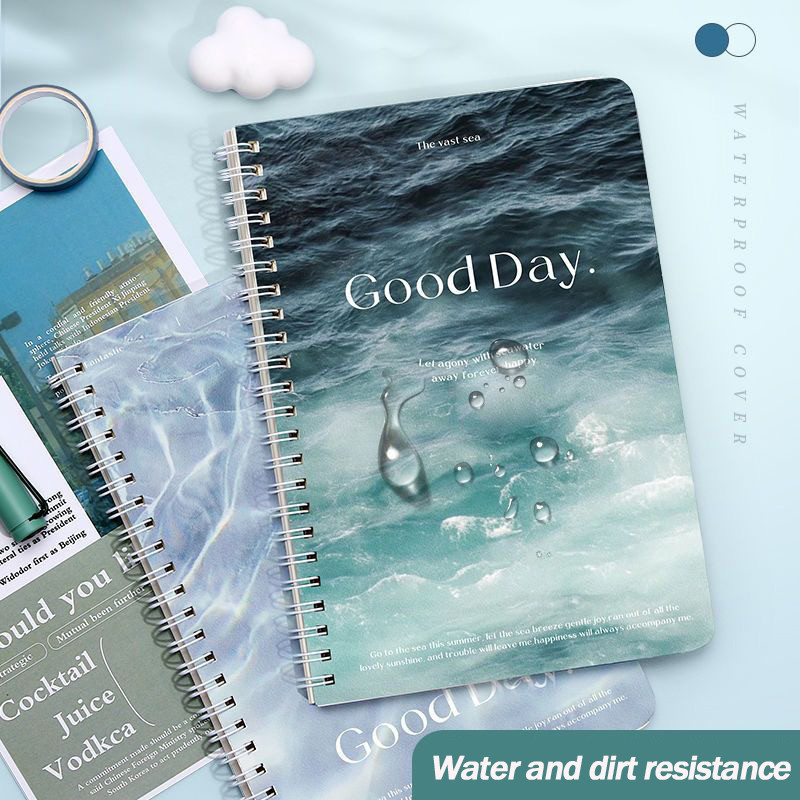 A5 Ring Notebook/Note Book Ring Motif A5 Spiral Memo Book contains 60 ...