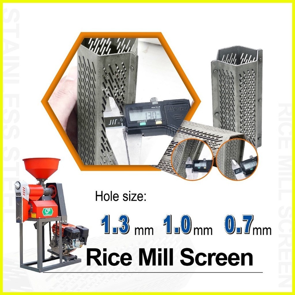 ♞rice mill machine net|Length:166mm|Hole size:1.3mm|spare parts of mini ...