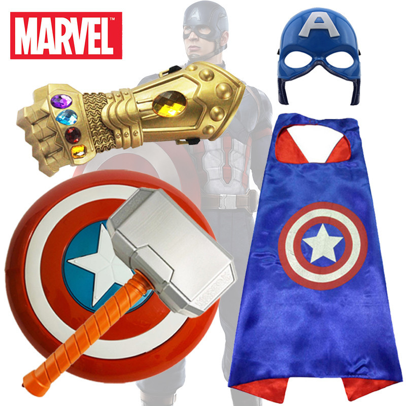 Disney Marvel Captain America Shield Toys Thor's Hammer Thanos Glove ...