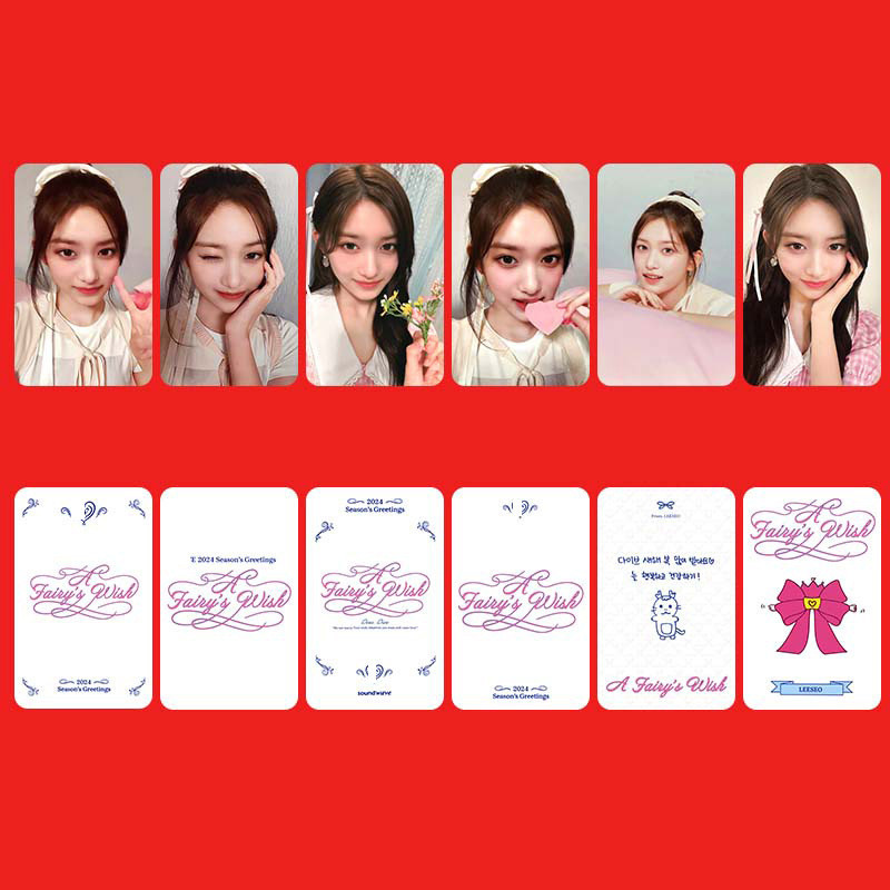 4-7pcs/set DIVE INTO IVE I'VE MINE Photocards Season's Greetings Lomo Cards REI LIZ LEESEO ...