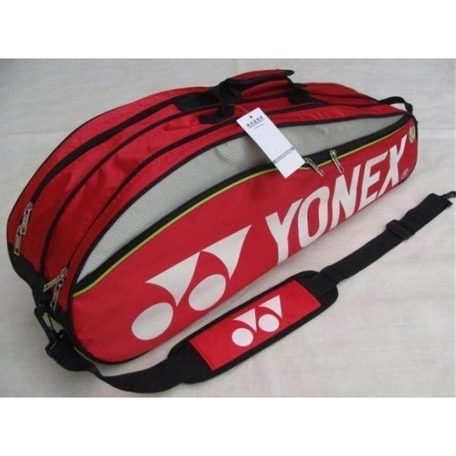 Yonex 9332 Badminton Bag Double Zips Bag with Shoes Compartment + 2 ...