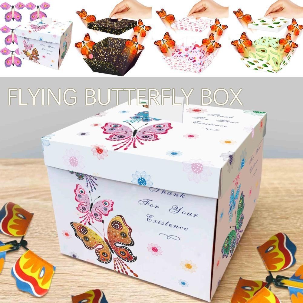 Surprise Gift Explosion Box Happy Birthday Surprise Flying Gift Box Box ...