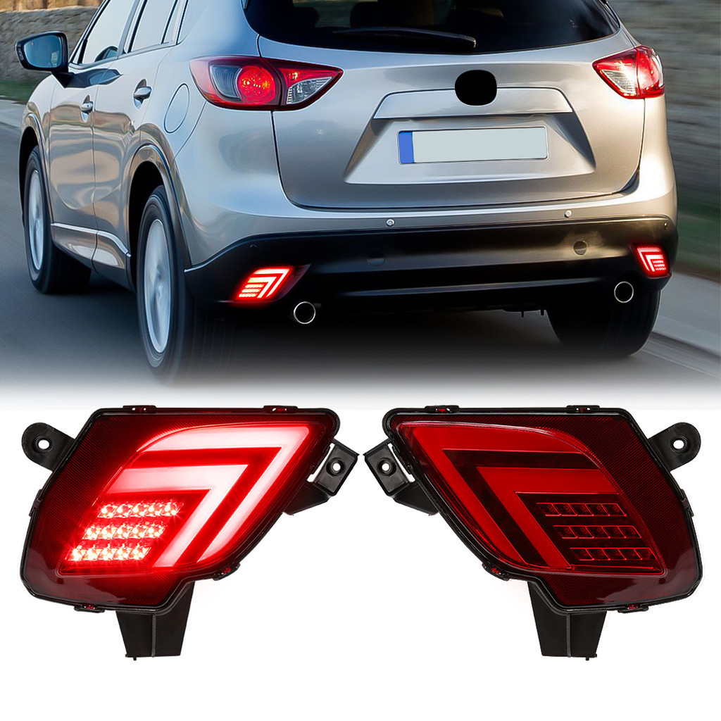 LED Rear Bumper Reflector Lights For Mazda CX5 CX-5 2013 2014 2015 2016 ...