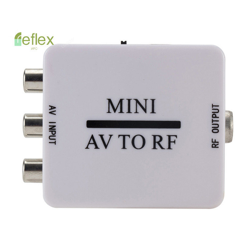 Reflex Arc RCA/Composite A/V To RF/Coax/Coaxial Converter RF Modulator ...