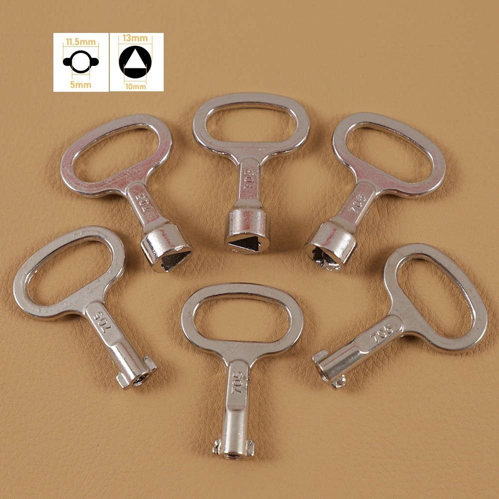 2Pc Universal Panel Key Lock Pocket Wrench Square Socket Key Elevator ...