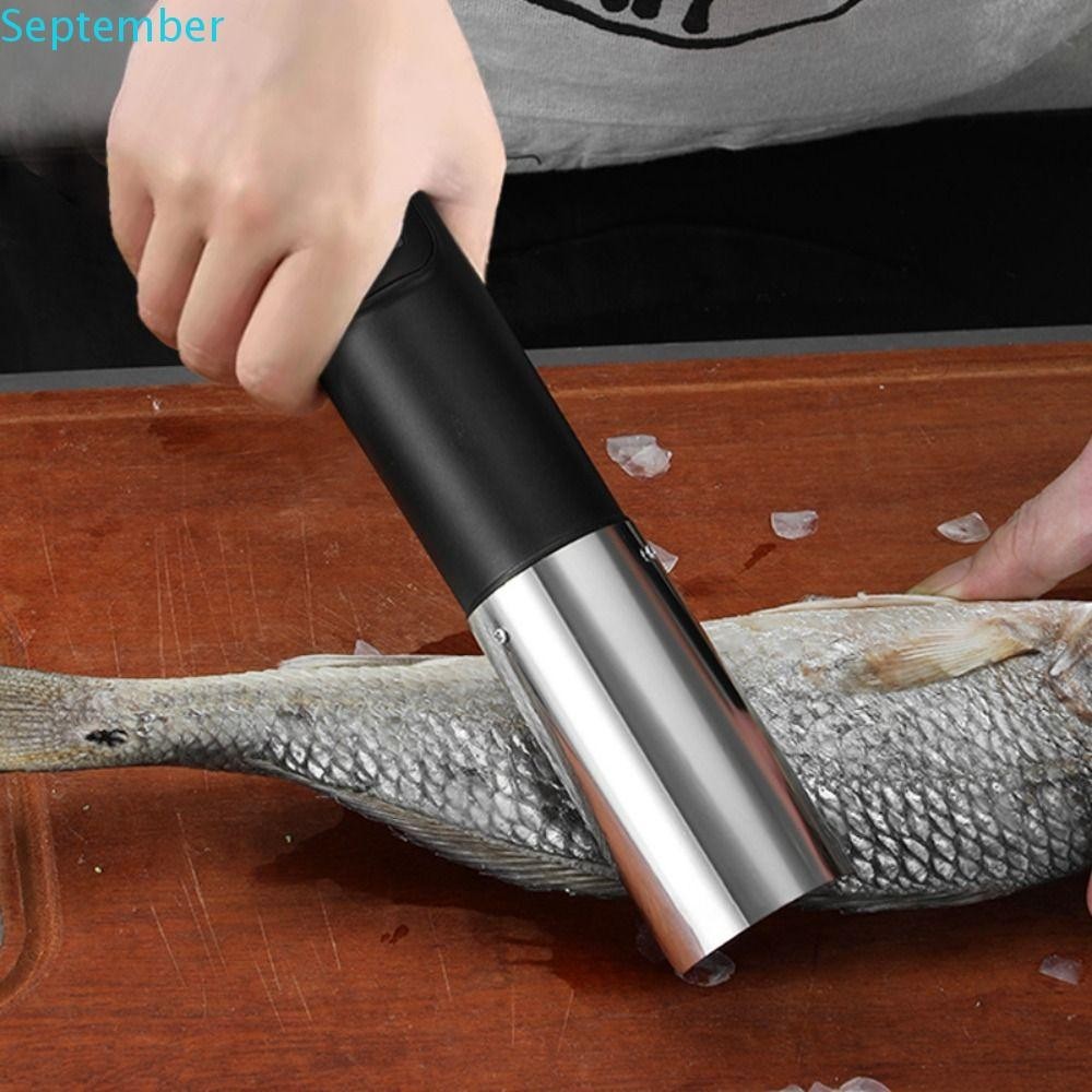 SEPTEMBER Fish Scaler Planer Remover 20000 RPM Cordless Seafood Tool ...