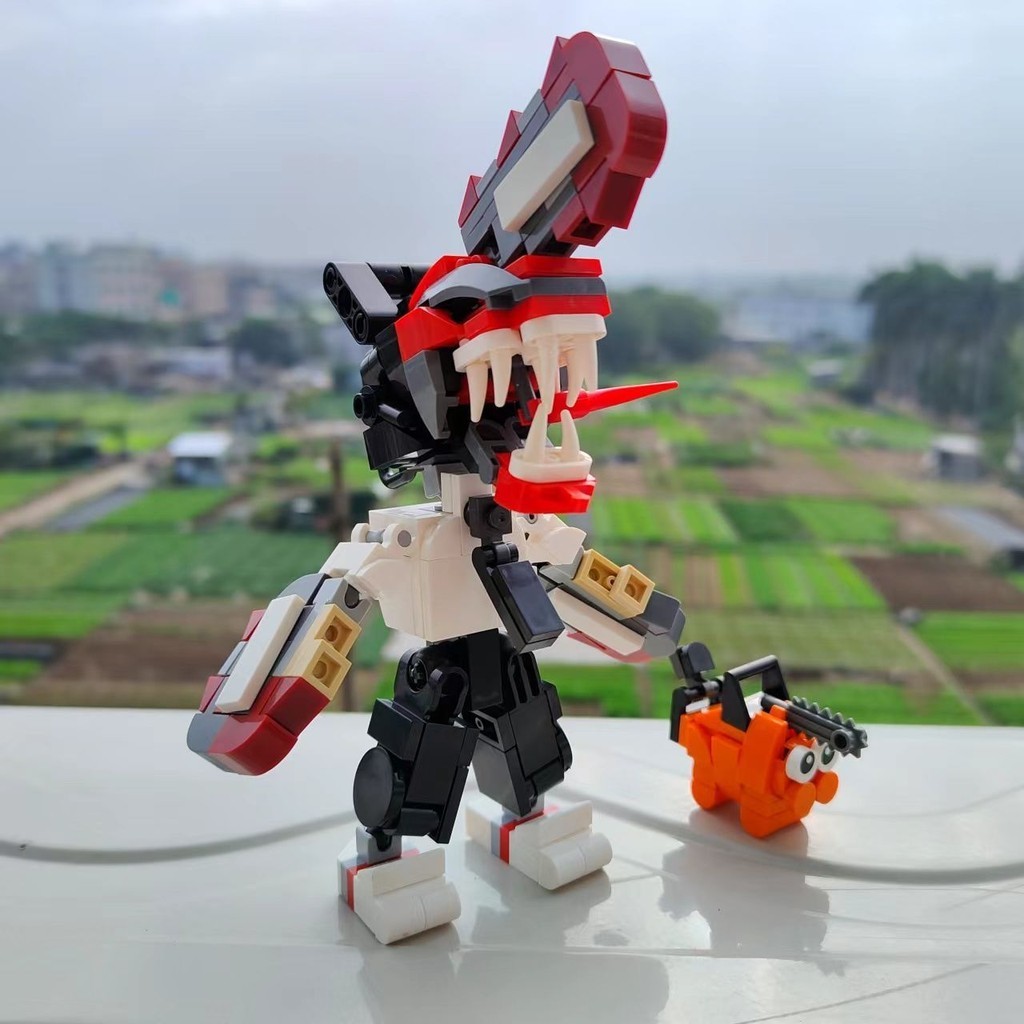 Chainsaw Man Building Blocks Peripheral Compatible with Lego Demon ...