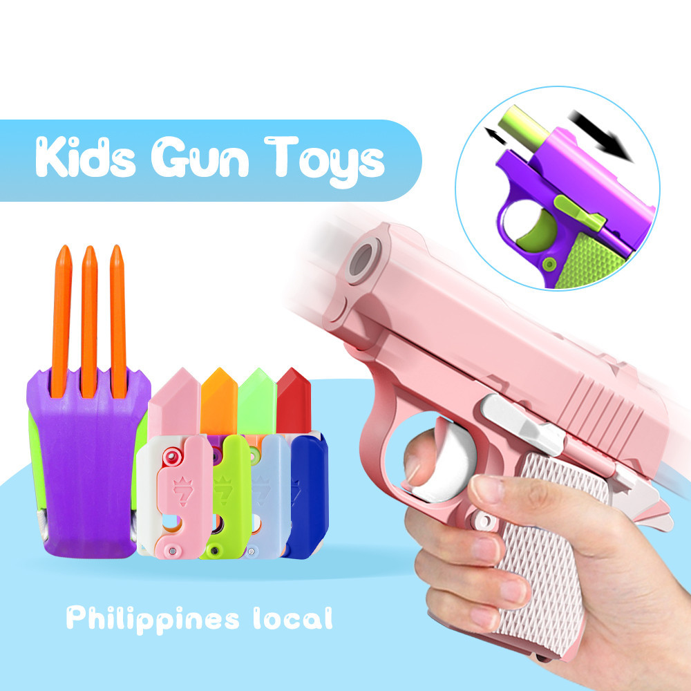 TOTOO Fidget Toy 3D Gun Toy For Kids Boy hand Gun Toy Fidget Toy Stress ...