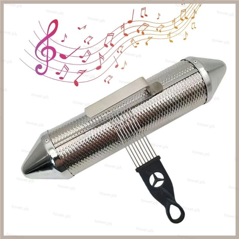 TO Guiro Shaker with Scraper Professional Percussion Guiro Metal Guiro ...