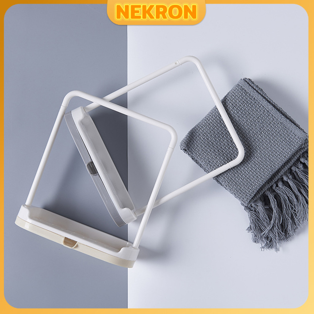 NEK Kitchen Dishcloth Hanging Rack Stand Bathroom Soap Holder Rag ...