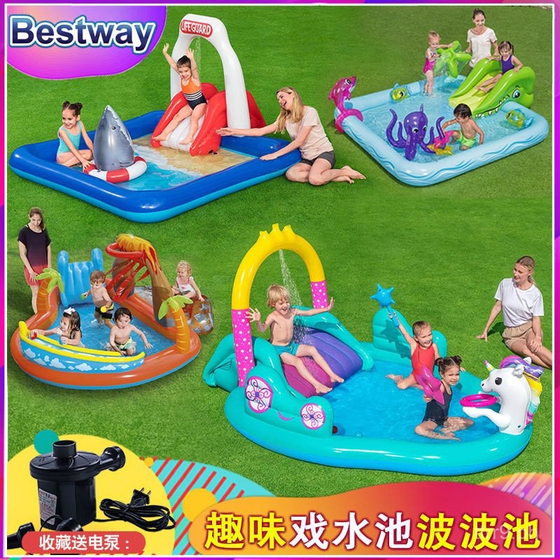 BESTWAY Children's Inflatable Swimming Pool Home Ocean Ball Pool Baby ...