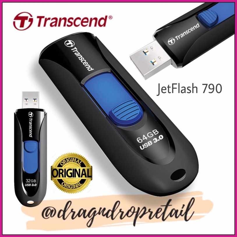 Transcend;Tg}U`JetFlash+z@y@790+o@USB+W@3.0+H@Flash+TB@Drive 64GB 32GB ...
