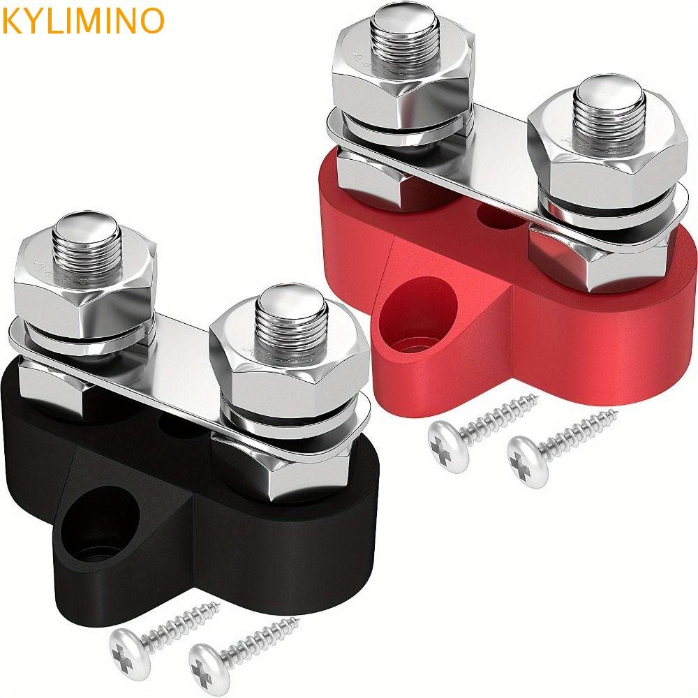 KYLIMINO Terminal Block Studs, Heavy Duty M8 Power Distribution Stud, Auto Car Marine 12V/24V ...