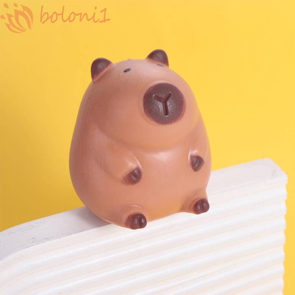 [COD] Capybara Squeeze Toy, Cartoon Animal Soft Capybara Slow Rebound Toy, Tricky Toys Novelty ...