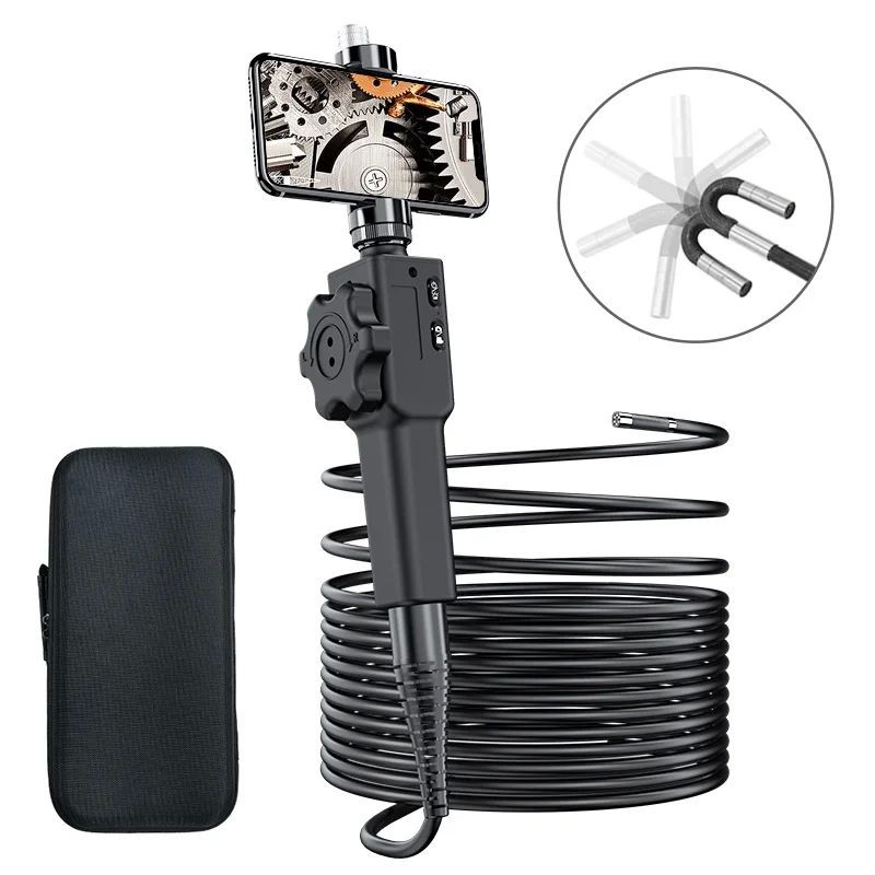 Two-Way Articulating Endoscope 180 Degrees Steering Industrial ...