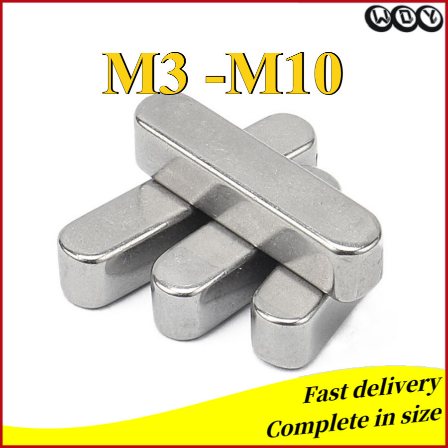304 SS Round Angle Key Pin Flat Key Pin GB1096 A Type Key Slot Pin Flat ...