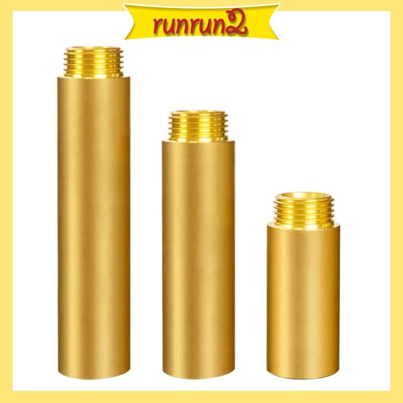 RUN Pack Of 2 Brass Faucet Extension Water Fitting Brass Valves ...