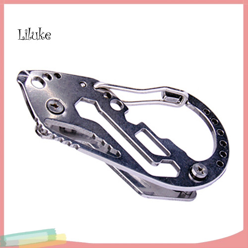 LK New Multi Function Keychain Screwdriver Wrench Carabiner Outdoor Climbing Tool | Shopee ...
