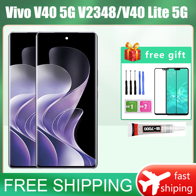 Original AMOLED Vivo V40 5G V2348 V40 Lite 5G LCD Display Touch Screen ...