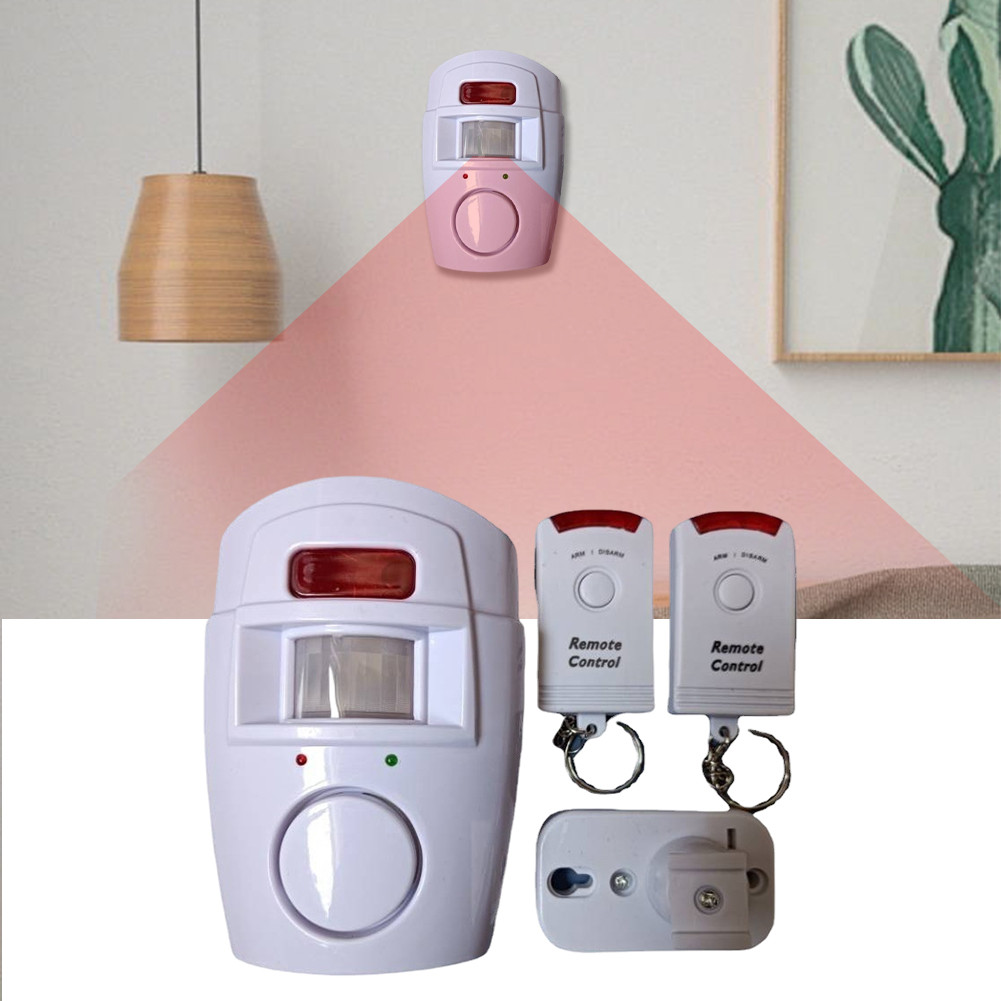 Motion Detector Alarm Battery-powered PIR Motion Sensor Detector Alarm ...