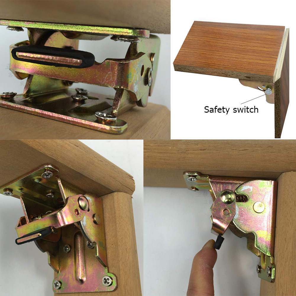 Self-Locking Folding Hinges Steel Chair Extension Hinges Portable ...