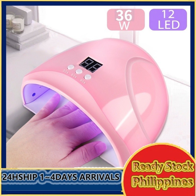 UV Lamp Nail Dryer 36W LEDs UV Light Quick Dryer Auto Sensor Nail Lamp ...