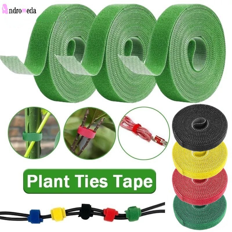 2m/Roll Garden Velcro Twine Plant Ties DIY Self Adhesive Plant Fastener ...