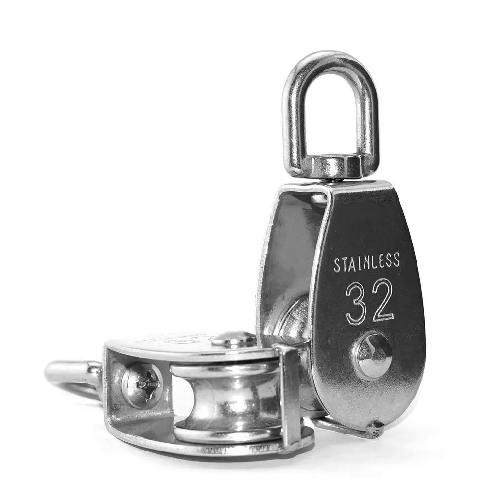 Cable Roller 5-Pack Heavy Duty Pulley Blocks - 0.6" Stainless Steel ...