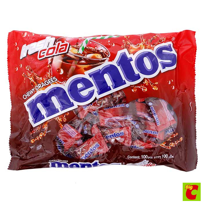 Mentos Fresh Cola Flavor Candy 100 Tablets | Shopee Philippines