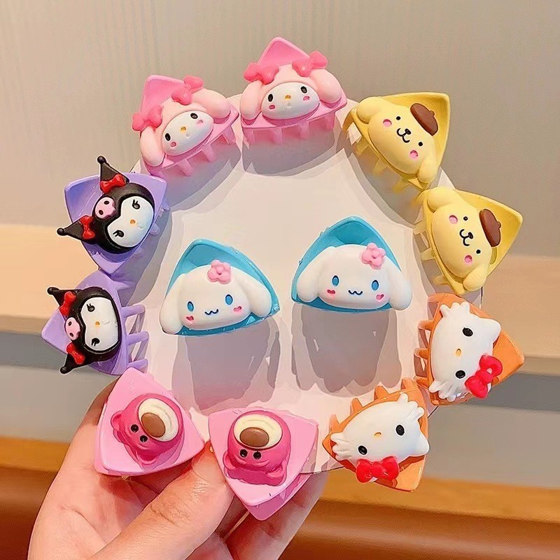 2pcs Set Sanrio Kuromi Cinnamoroll Mymelody Mymelody Pompompurin