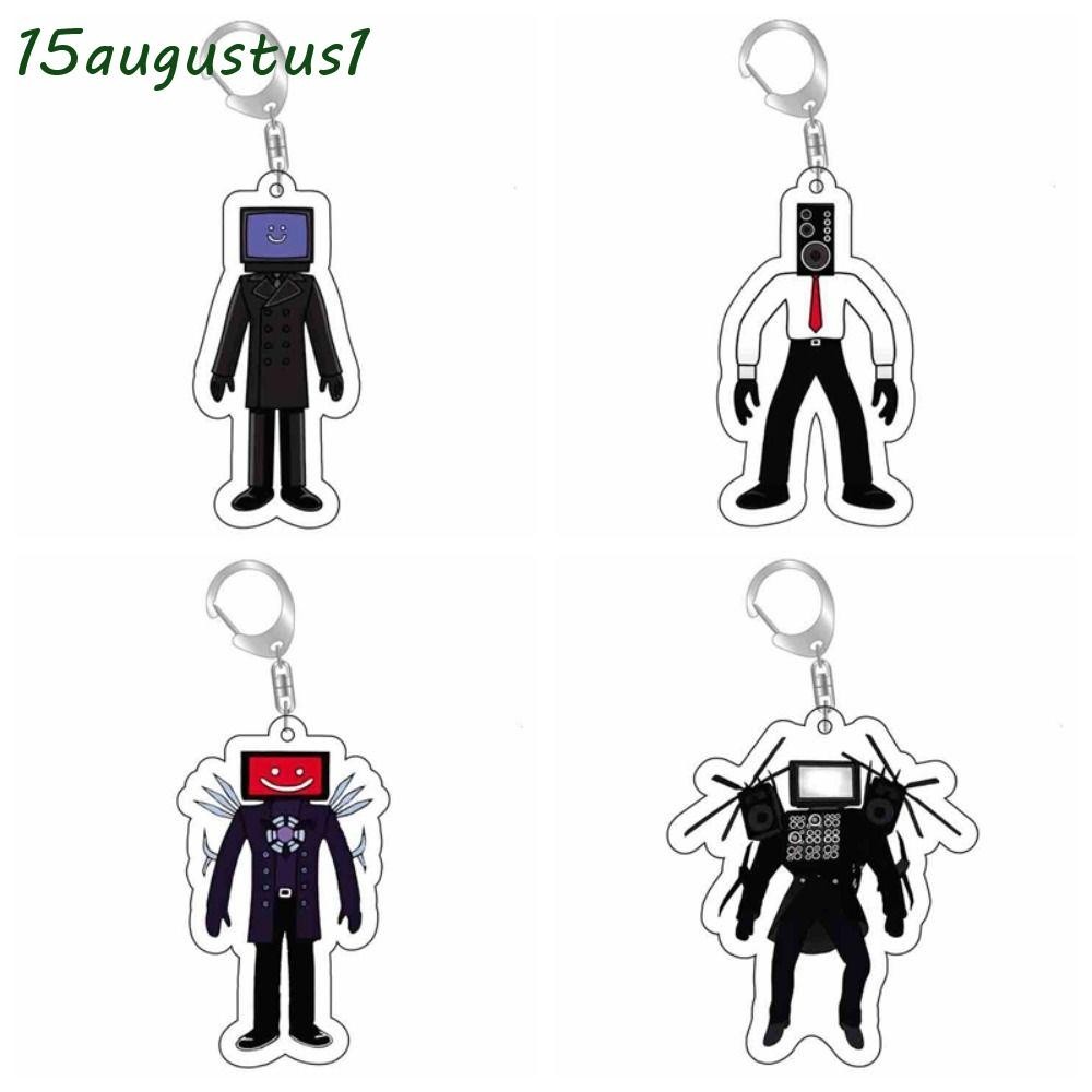 AUGUSTUS Skibidi Toilet Keychain, Camara Man Skibidi Man Camara Man ...