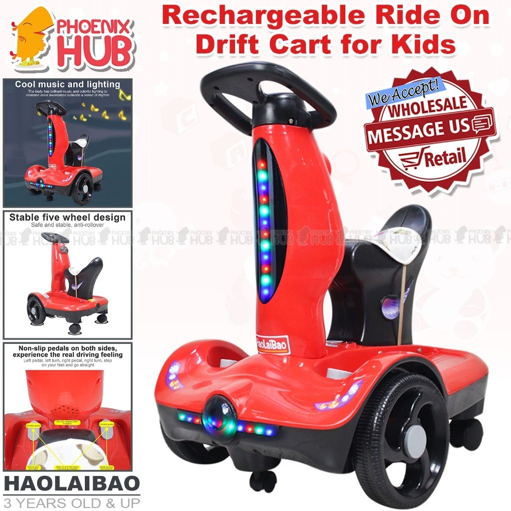 Mom Nest HAOLAIBAO Rechargeable Go Kart Electronic Kiddie Drift Kart ...